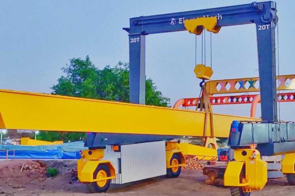 All About Rubber Tyred Gantry Cranes | ElectroMech